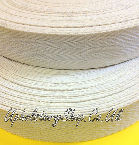 Atlas Rubber Webbing 2" (50mm) wide - UpholsteryShop.Co.Uk