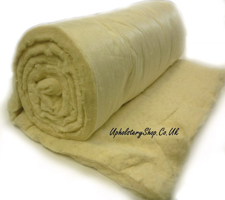 White (FR) Cotton/Wool mix Felt Wadding - UpholsteryShop.Co.Uk