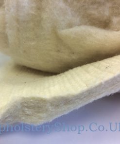 White (FR) Cotton/Wool mix Felt Wadding - UpholsteryShop.Co.Uk
