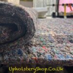 Black Needled Felt Wadding FR - UpholsteryShop.Co.Uk